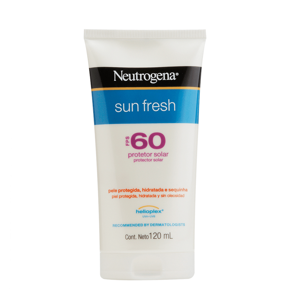 Protetor Solar Neutrogena Sun Fresh FPS 60 120ml - Drogaria Sao Paulo