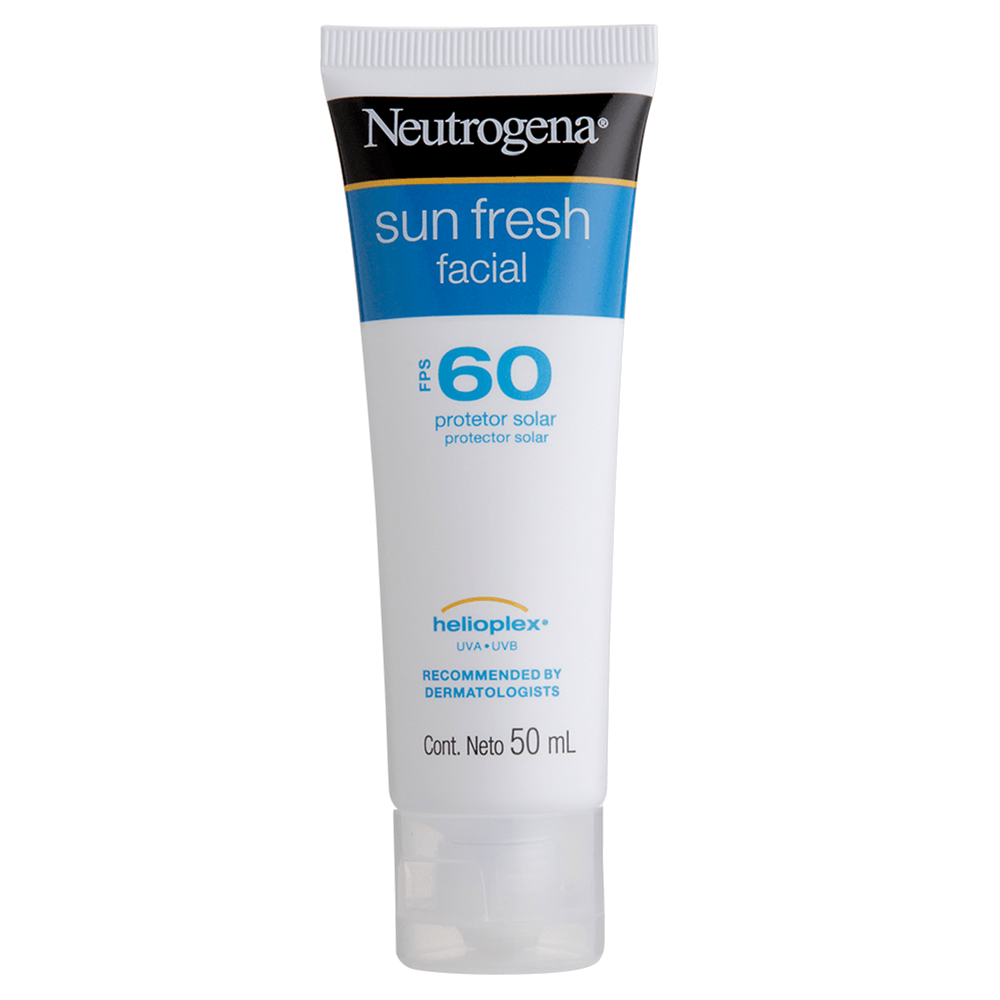 Protetor Solar Facial Neutrogena Sun Fresh FPS 60 50ml - Drogaria Sao Paulo