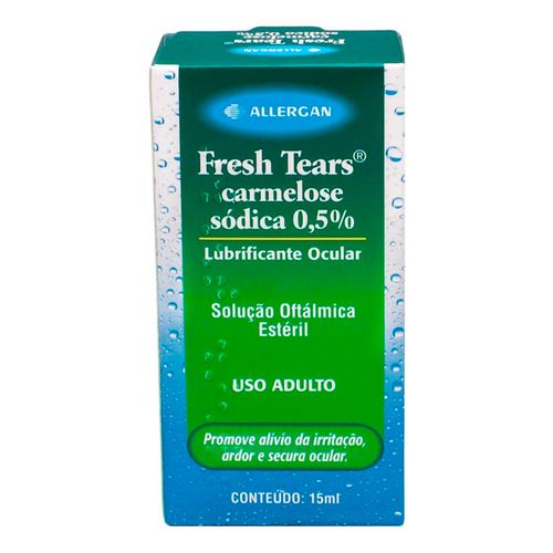 Fresh Tears Allergan Solução Oftalmica Estéril - 15ml - Drogaria Sao Paulo