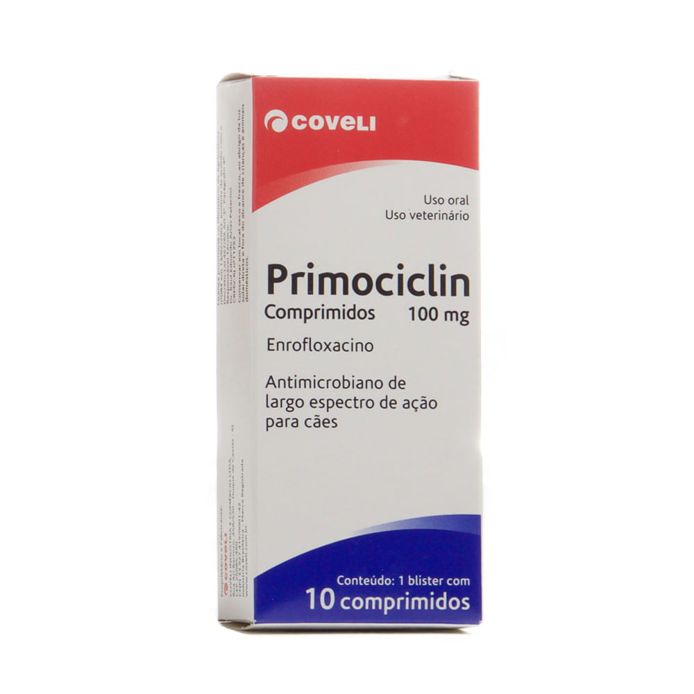 Primociclin 100mg com 10 Comprimidos - Drogaria Sao Paulo