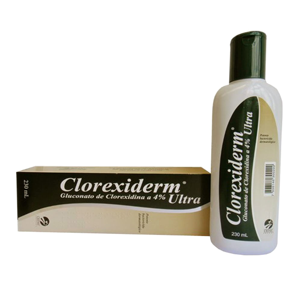 CLOREXIDERM Shampoo - frasco com 230ml - Drogaria Sao Paulo
