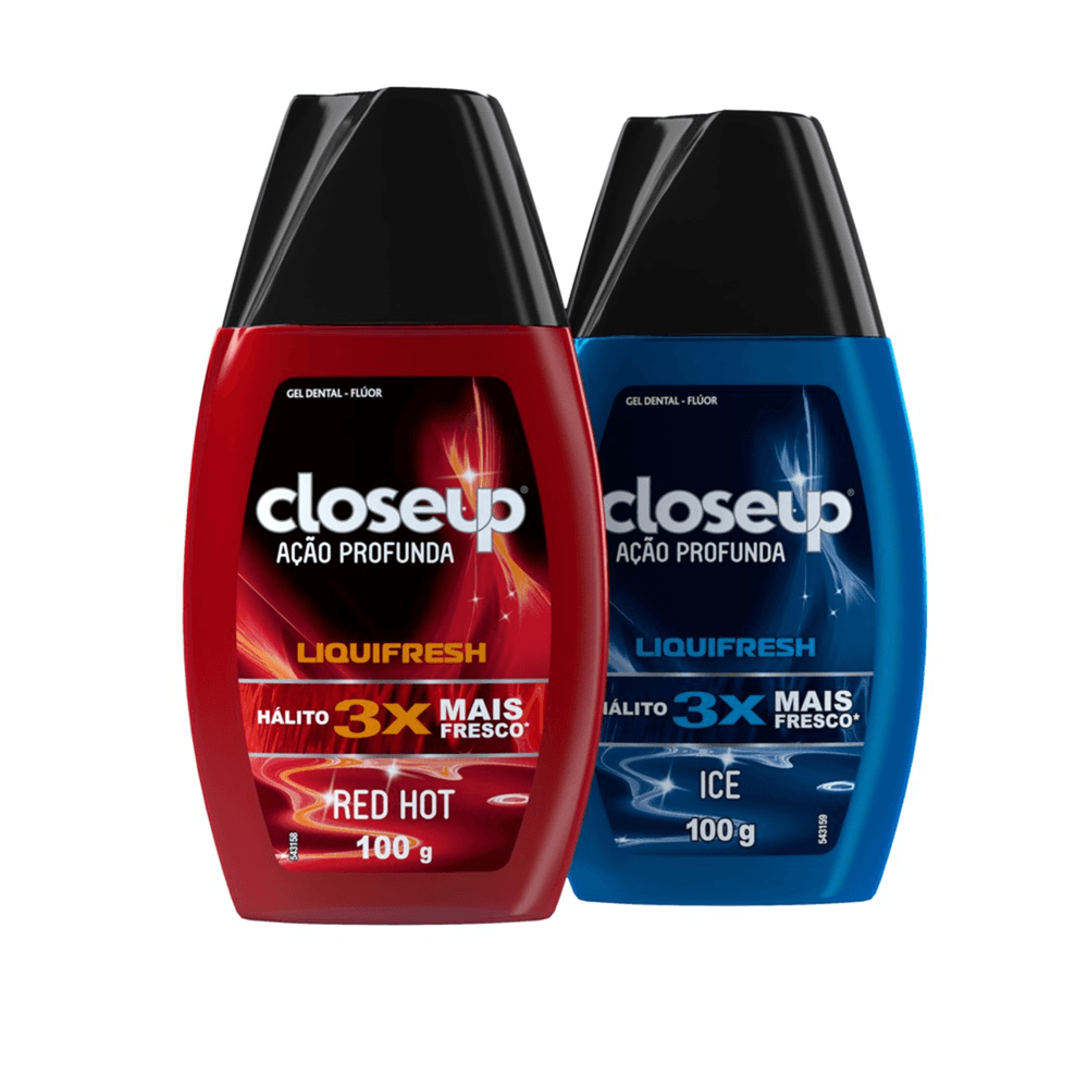 Creme Dental em Gel Close Up Liquifresh Red Hot 100g - Drogaria Sao Paulo