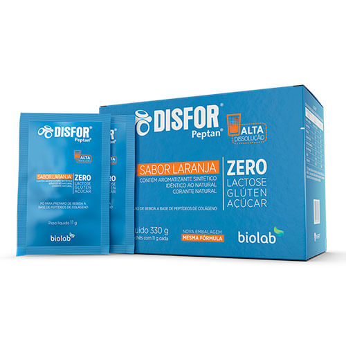 Disfor Sabor Laranja Biolab 30 Sachês - Drogaria Sao Paulo