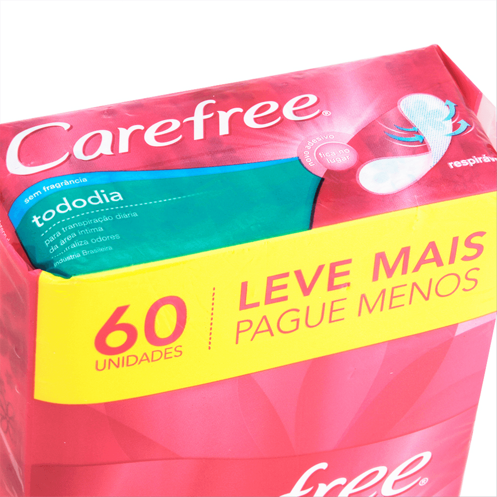 Protetor Diário Carefree Brisa T.D Sem Perfume c/50 - Drogaria Sao Paulo