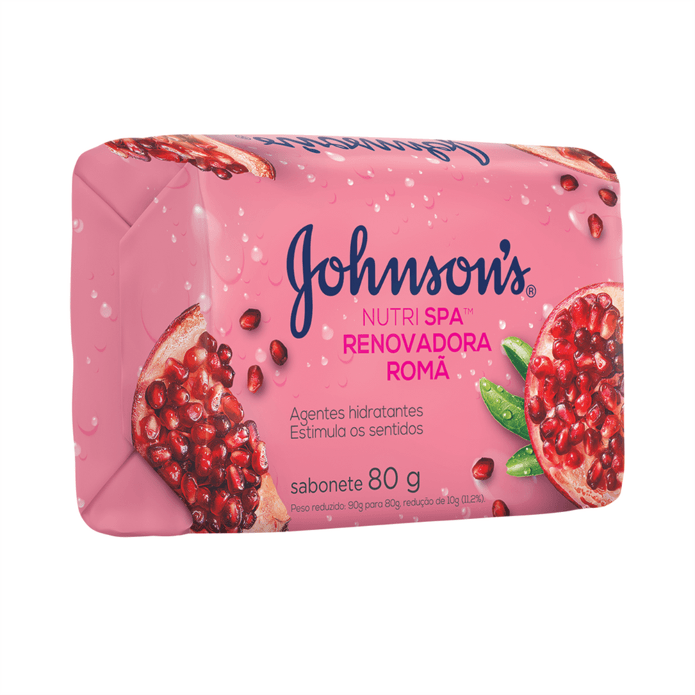 Sabonete Em Barra Johnsons Nutri SPA Roma 80g - Drogaria Sao Paulo