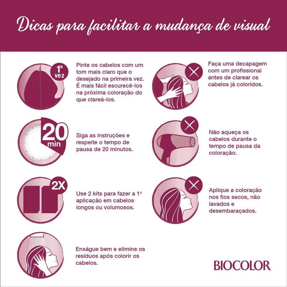 Tintura Biocolor 2.0 Preto Azulado - Drogaria Sao Paulo