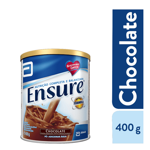 Suplemento Adulto Ensure Pó Sabor Chocolate 400g - Drogaria Sao Paulo
