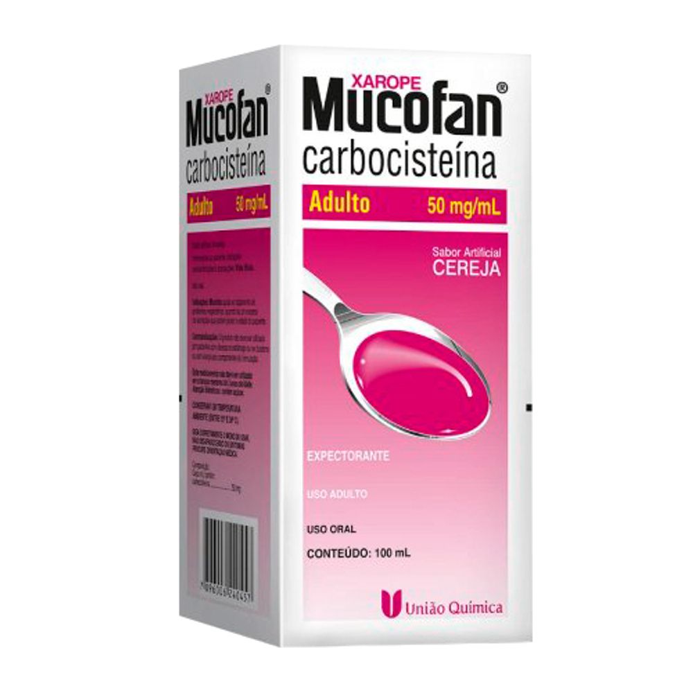 Mucofan Xarope Adulto 50mg 100ml - Drogaria Sao Paulo