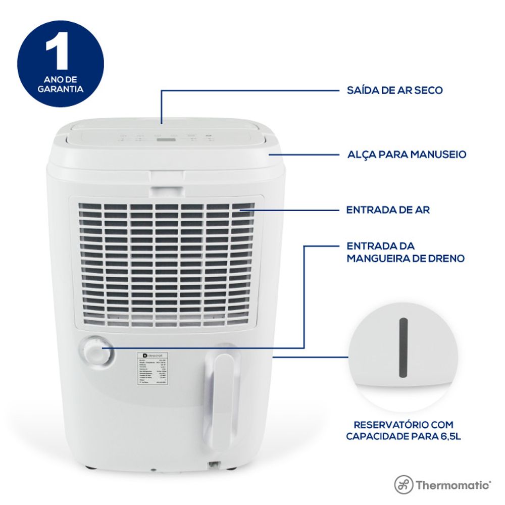 Desumidificador de ar Desidrat Plus 300 – Thermomatic - Drogaria Sao Paulo