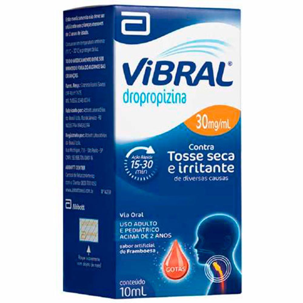 Xarope Vibral Abbott Gotas 10ml - Drogaria Sao Paulo