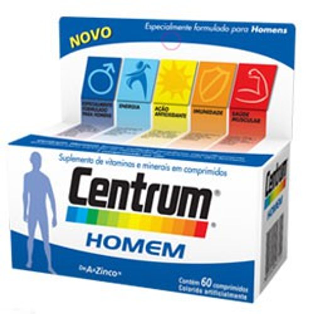 Centrum Homem 60 Comprimidos - Drogaria Sao Paulo