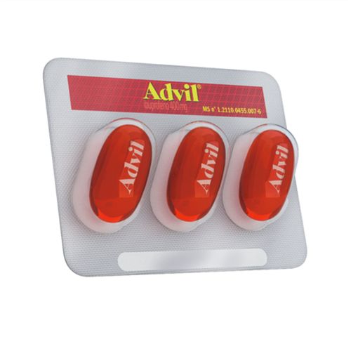 Analgésico Advil 400mg 3 Cápsulas - Drogaria Sao Paulo