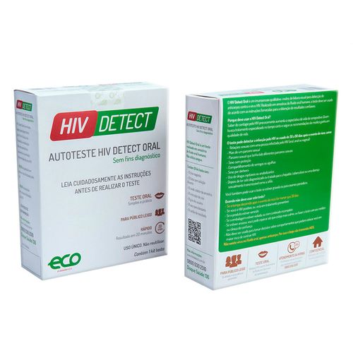 Autoteste HIV Detect Oral 1 Unidade - Drogaria Sao Paulo