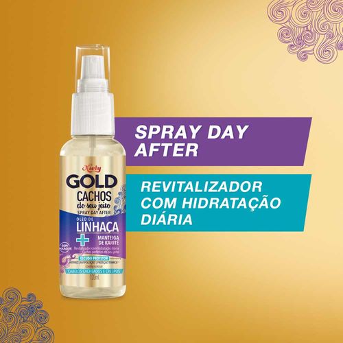 Spray Day After Niely Gold Cachos do Seu Jeito 250g - Drogaria Sao Paulo