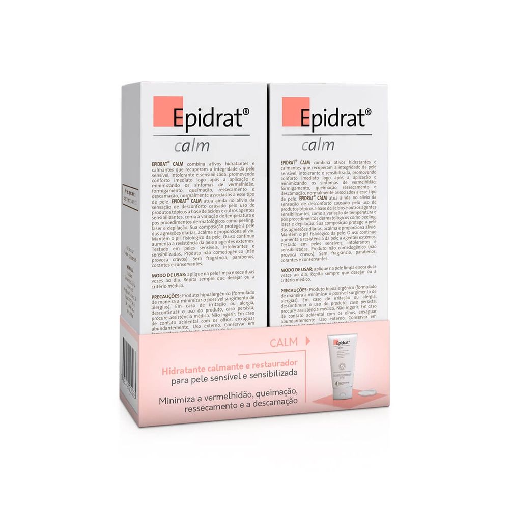 Kit Hidratante Restaurador Epidrat Calm 40g 2 Unidades - Drogaria Sao Paulo