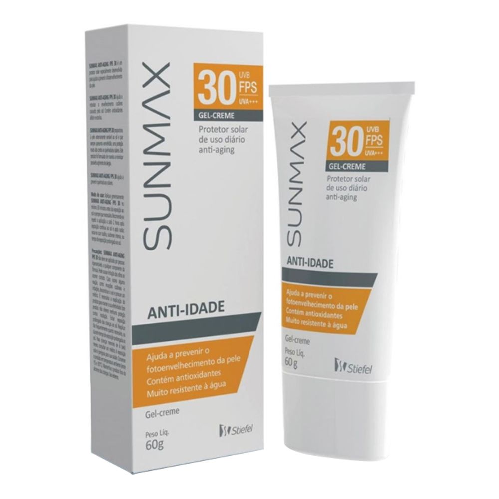 Protetor Solar Sunmax Anti-idade Fps 30 Stiefel 60g - Drogaria Sao Paulo