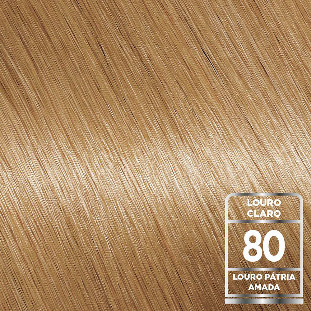 Tintura Garnier Nutrisse Creme 80 Louro Pátria Amada - Drogaria Sao Paulo