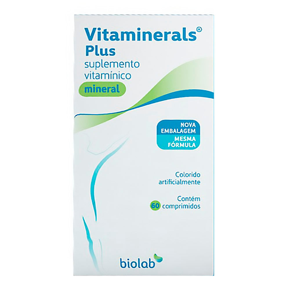 Vitaminerals Plus Biolab 60 Comprimidos - Drogaria Sao Paulo
