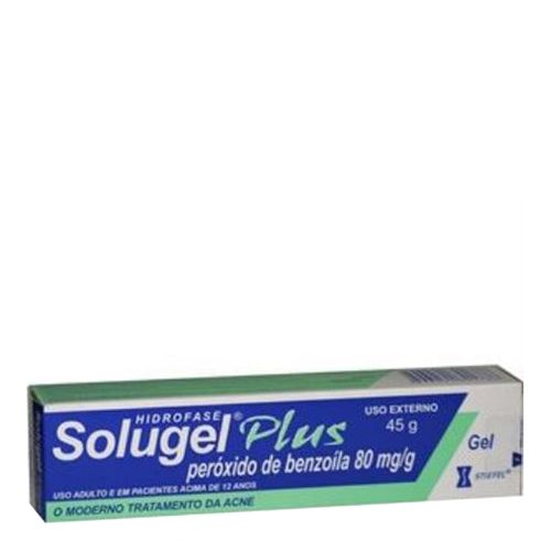 Solugel Plus 8% Antiacne GSK 45g - Drogaria Sao Paulo