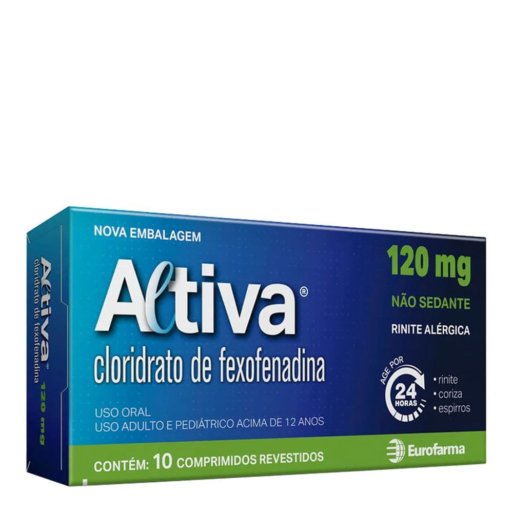 Altiva 120mg Eurofarma 10 Comprimidos - Drogaria Sao Paulo