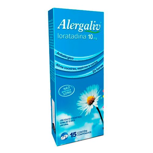 Alergaliv 10mg Legrand 15 Comprimidos - Drogaria Sao Paulo