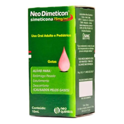 Neo Dimeticon 75mg Neo Química Gotas 10ml - Drogaria Sao Paulo