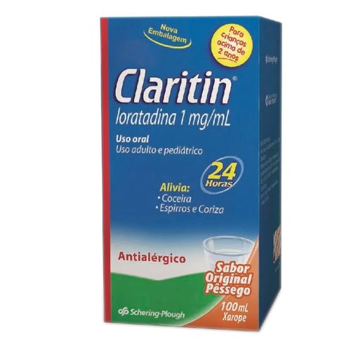 Claritin Pediátrico 1mg/ml Xarope 100ml - Drogaria Sao Paulo