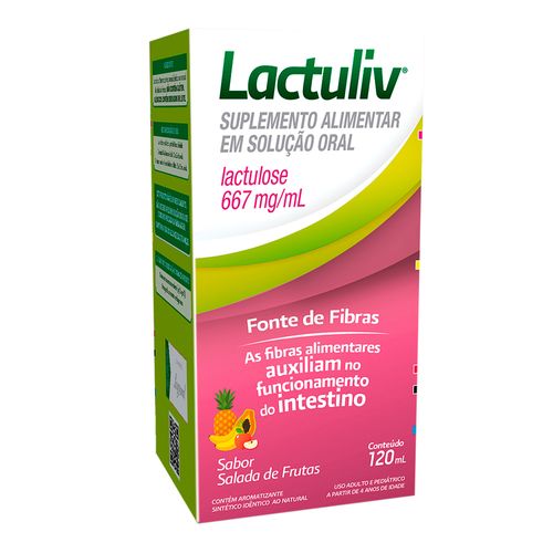 Lactuliv Salada de Frutas Legrand Pharma 120ml Xarope - Drogaria Sao Paulo