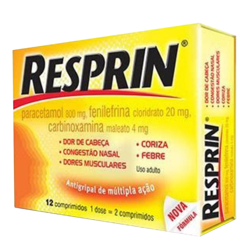 Resprin 800mg 12 Comprimidos - Drogaria Sao Paulo