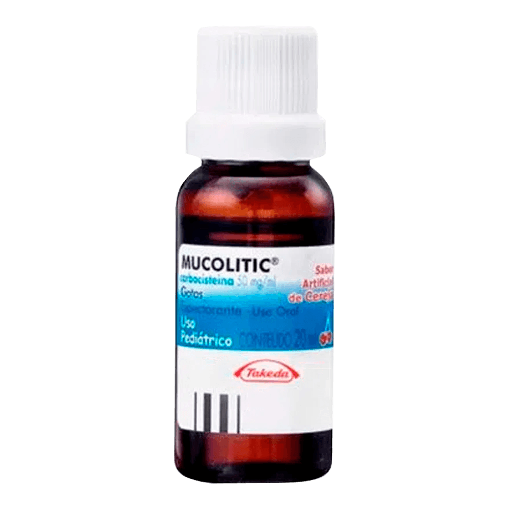 Mucolitic Pediátrico Gotas 50mg 20ml - Drogaria Sao Paulo