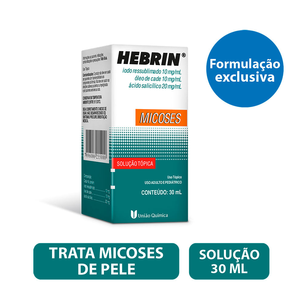 Hebrin Líquido 30ml - Drogaria Sao Paulo