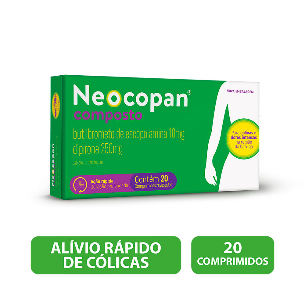 Neocopan União Quimica 20 Comprimidos - Drogaria Sao Paulo