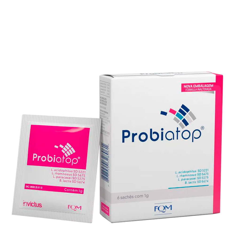 Probiatop FQM 1g 6 Sachês - Drogaria Sao Paulo