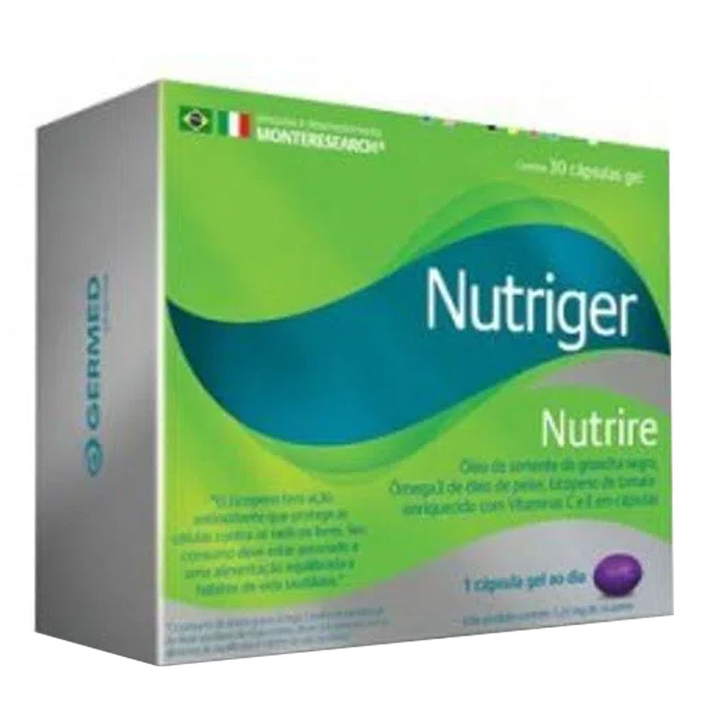 Complemento Vitamínico Nutriger Nutrire 30 cápsulas - Drogaria Sao Paulo