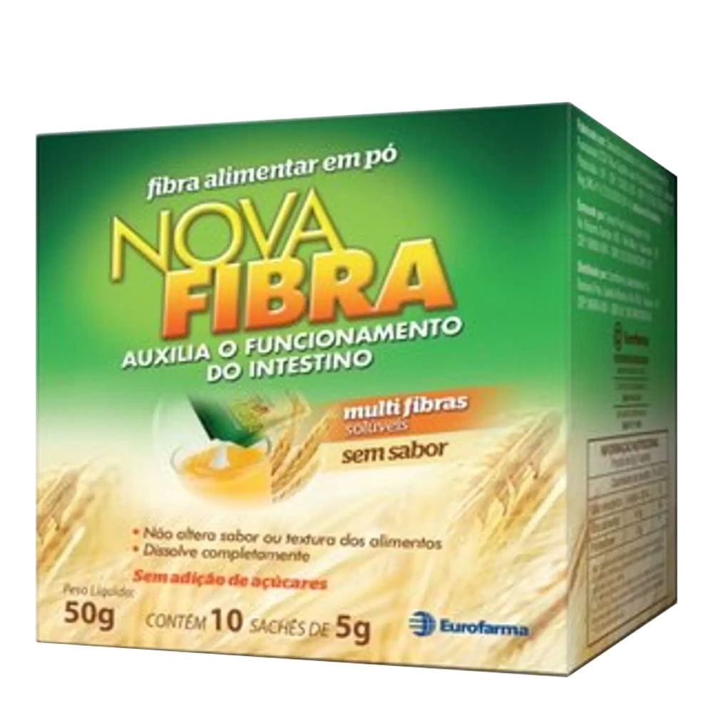 Novafibra Eurofarma 10 Sachês com 5g cada - Drogaria Sao Paulo