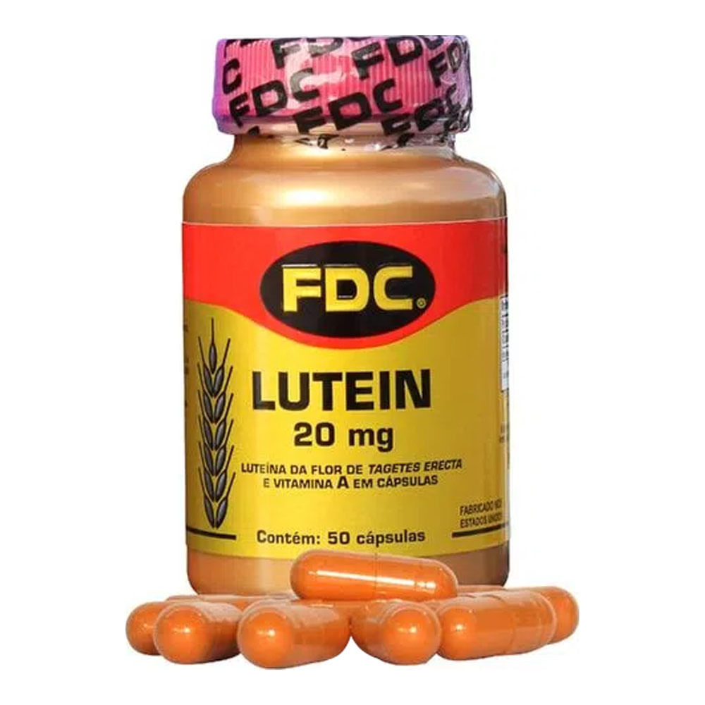 Luteina FDC 20mg 50 Cápsulas - Drogaria Sao Paulo