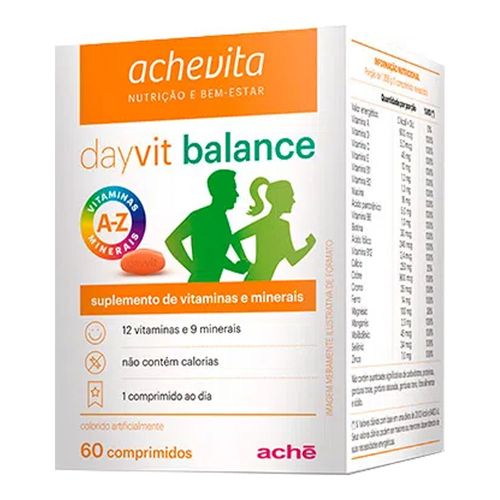 Suplemento Vitamínico Dayvit Balance 60 Comprimidos Ache - Drogaria Sao ...