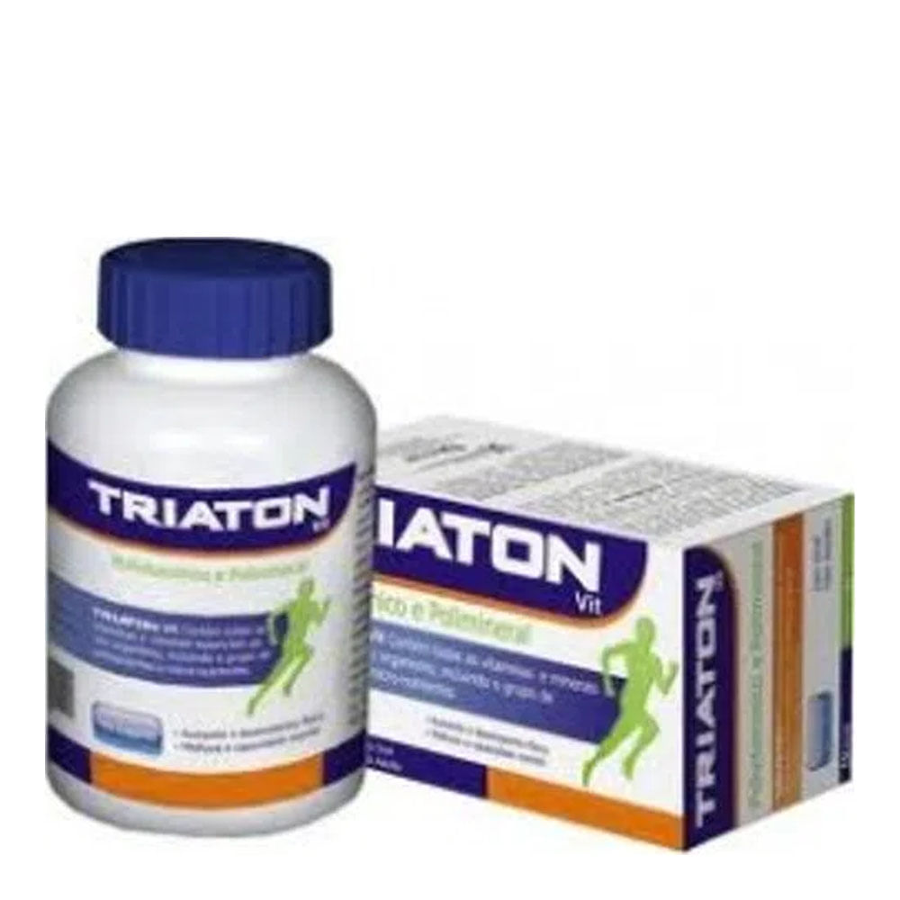 Suplemento Vitamínico Triaton Vit Divcom 60 Comprimidos - Drogaria Sao ...