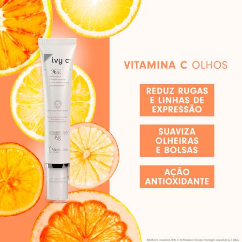 Creme Rejuvenescedor Ivy C Olhos 15g - Drogaria Sao Paulo