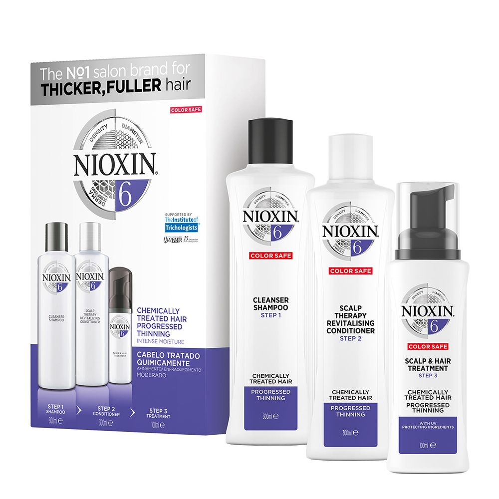 Kit Shampoo Nioxin System 6 300ml + Condicionador 300ml - Drogaria Sao ...