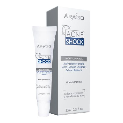 Secativo Pontual Árago Acne Shock 20ml - Drogaria Sao Paulo