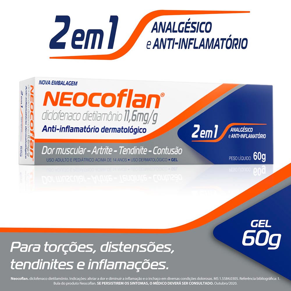 Neocoflan 10mg Elite Gel 60g - Drogaria Sao Paulo