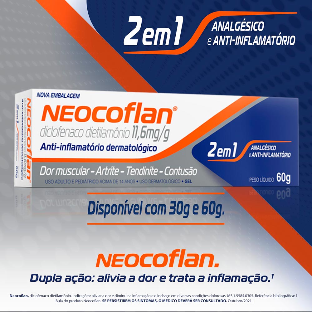 Neocoflan 10mg Elite Gel 60g - Drogaria Sao Paulo