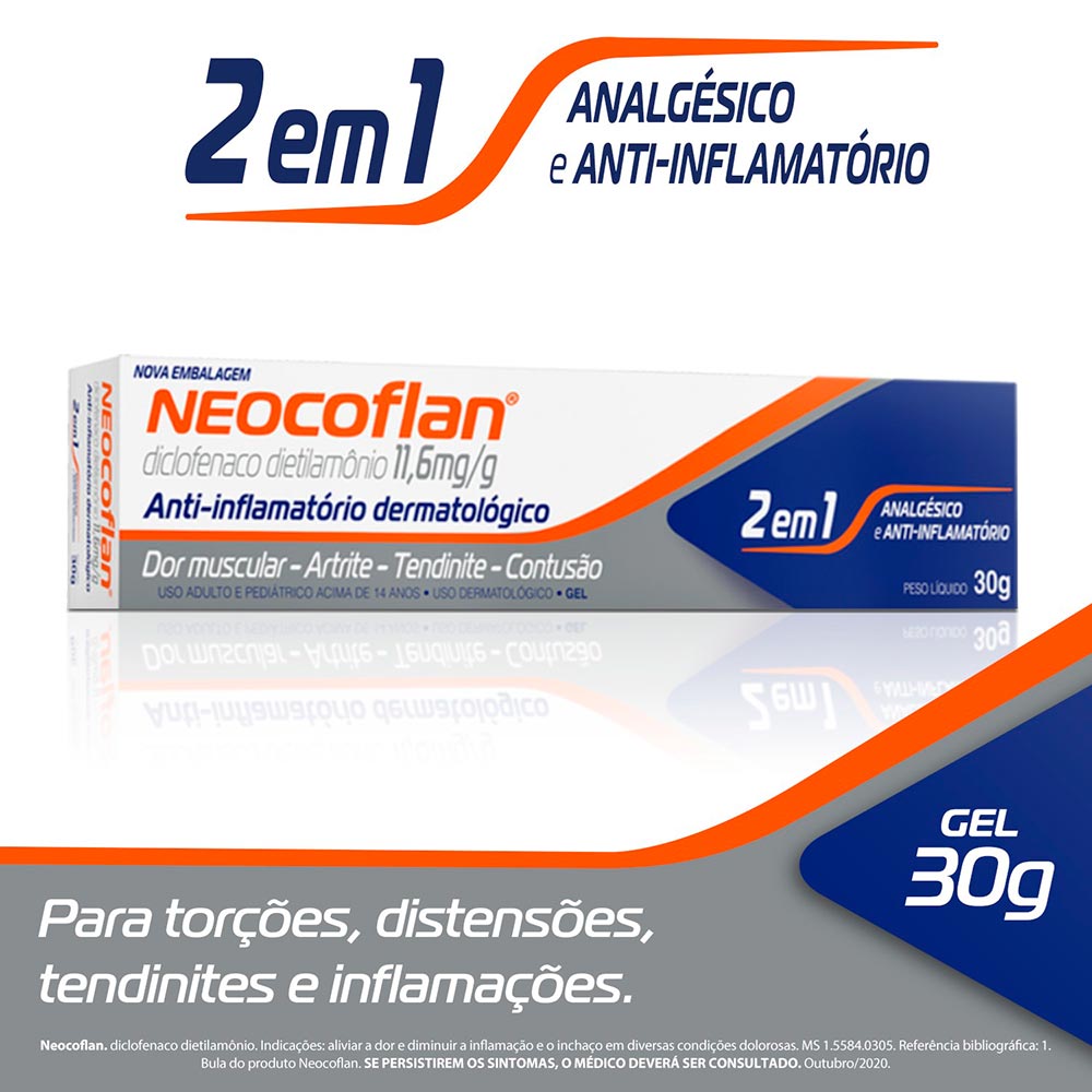 Neocoflan Gel Neo Química Gel 30g - Drogaria Sao Paulo