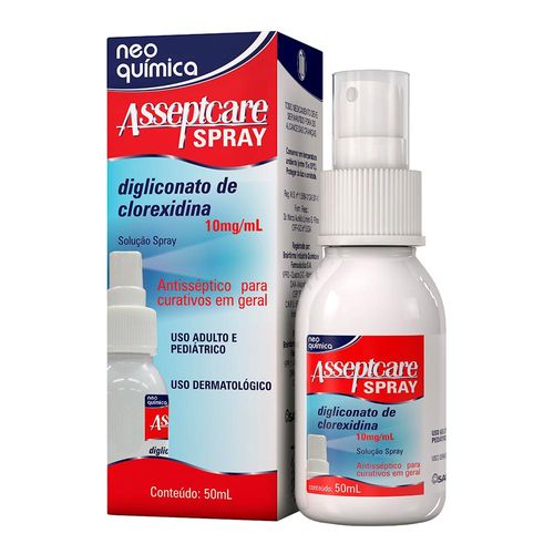Asseptcare 10mg/ml 50ml Spray - Drogaria Sao Paulo