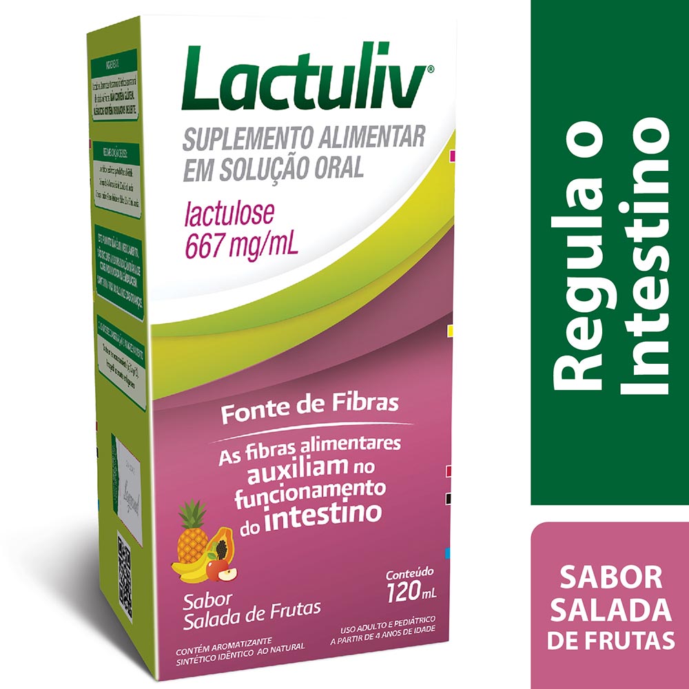 Lactuliv Salada de Frutas Legrand Pharma 120ml Xarope - Drogaria Sao Paulo