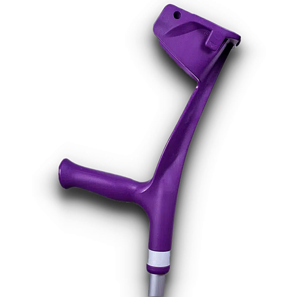 Muleta Canadense Fixa Mercur com Ponteira Articulada BC1560 - Lilás ...