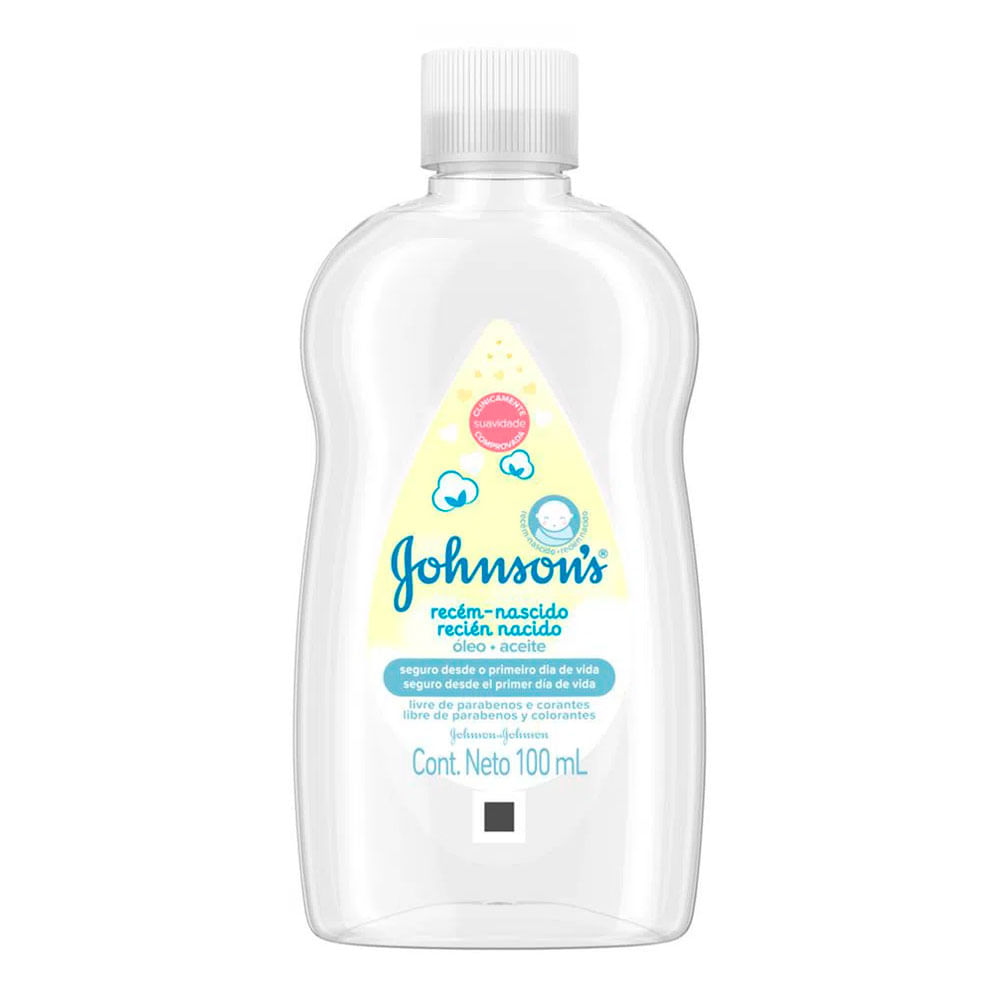 Óleo Johnson's Baby Recém Nascido 100ml - Drogaria Sao Paulo