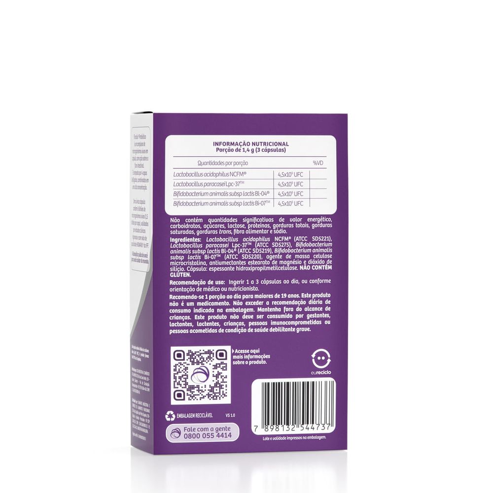 Suplemento Probiótico Floraliv 30 Cápsulas Vegetais Sanavita - Drogaria ...
