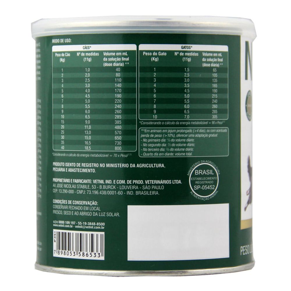 Nutralife Intensiv 300g Vetnil Suplemento hipercalórico Cães e Gatos ...